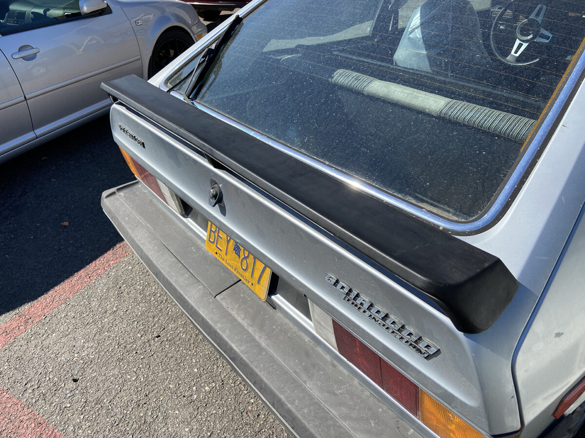 Mk1 Scirocco - Vintage Foha Rear Hatch Wing - West Coast RoccosWest ...