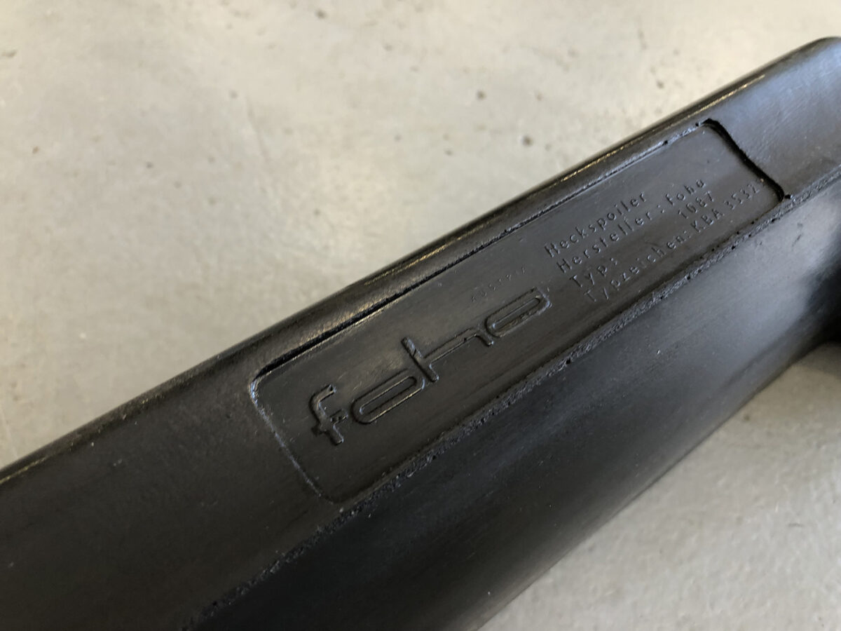 Mk1 Scirocco - Vintage Foha Rear Hatch Wing - West Coast RoccosWest ...