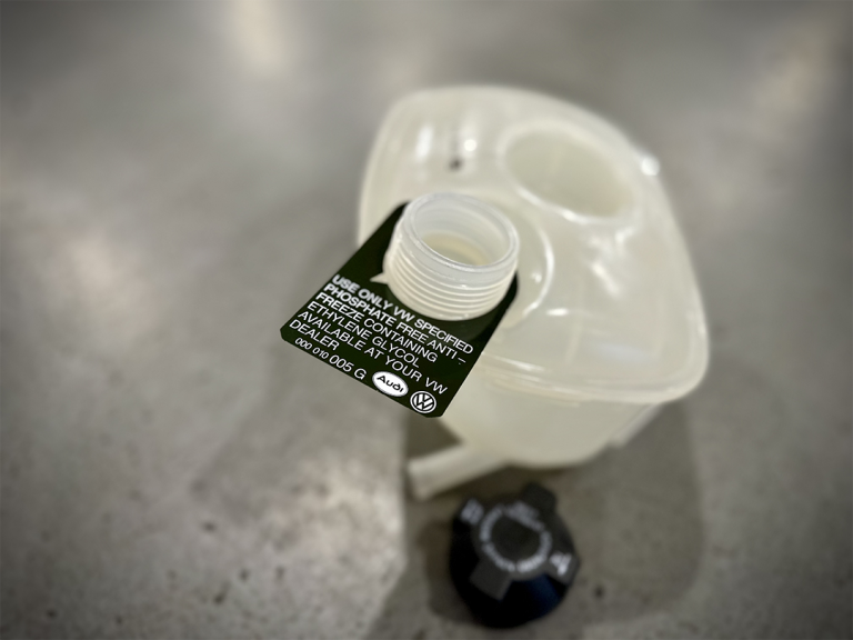 Coolant Tank Tag - West Coast RoccosWest Coast Roccos